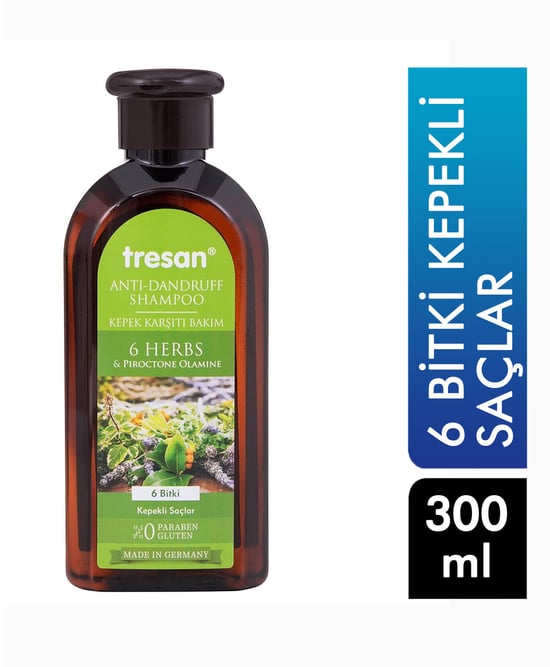 Tresan 6 Bitki Kepek Şampuan Karşıtı 300 ml