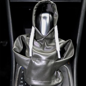 P Parla Tüm Araçlara Uyumlu Vites Kıyafeti Suni Deri Haki Yeşil