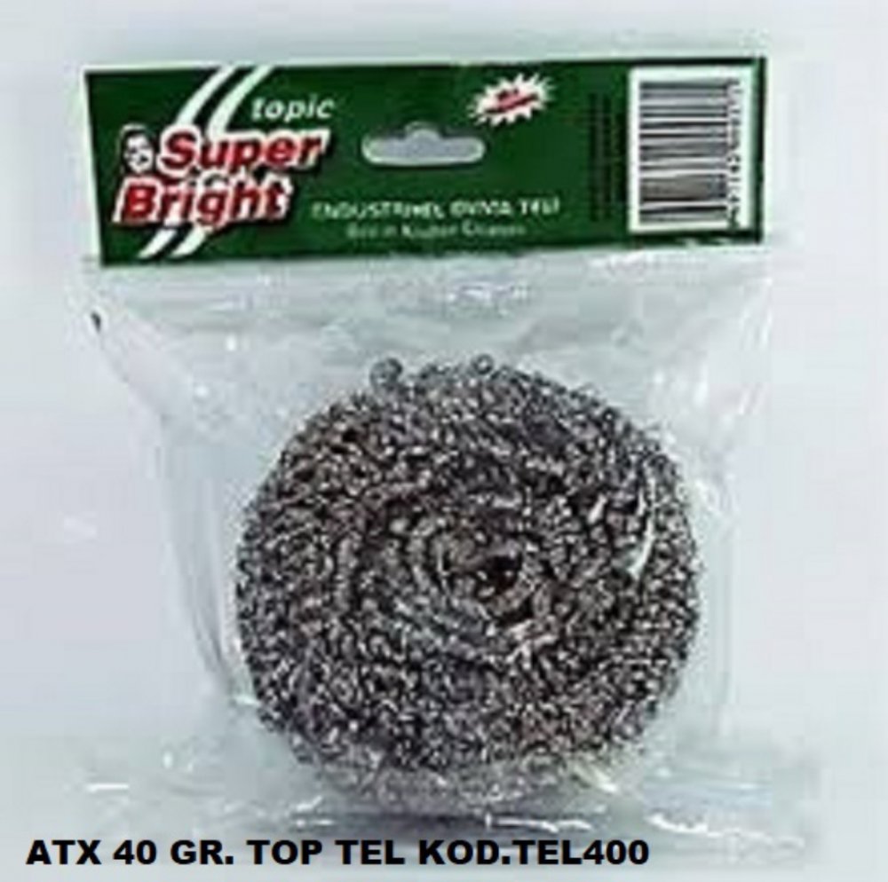 Ateks Endüstriyel 1 Adet Toptel 40 gr Bulaşık Teli