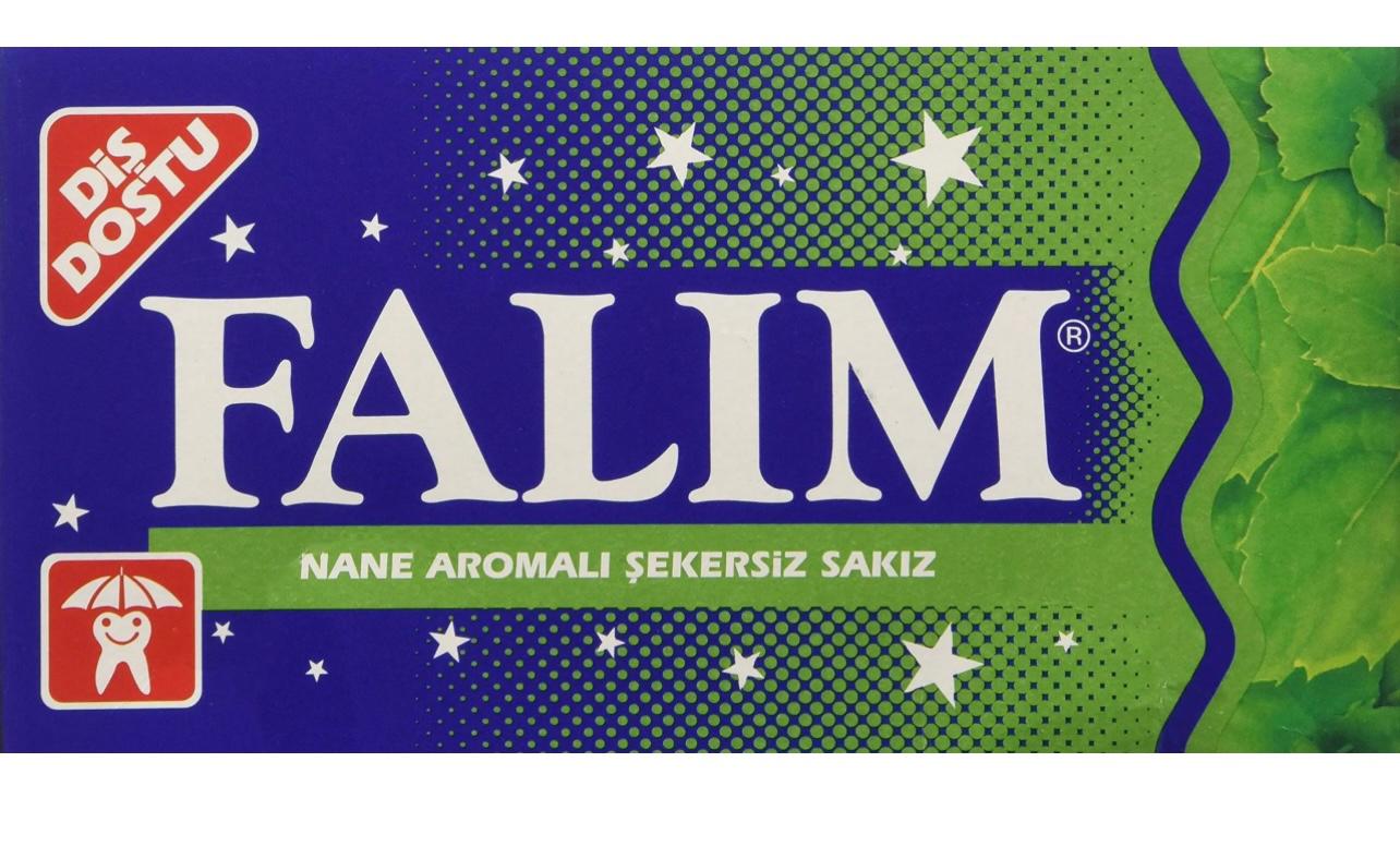 Falım Nane Aromalı Şekersiz Sakız 100'lü Paket
